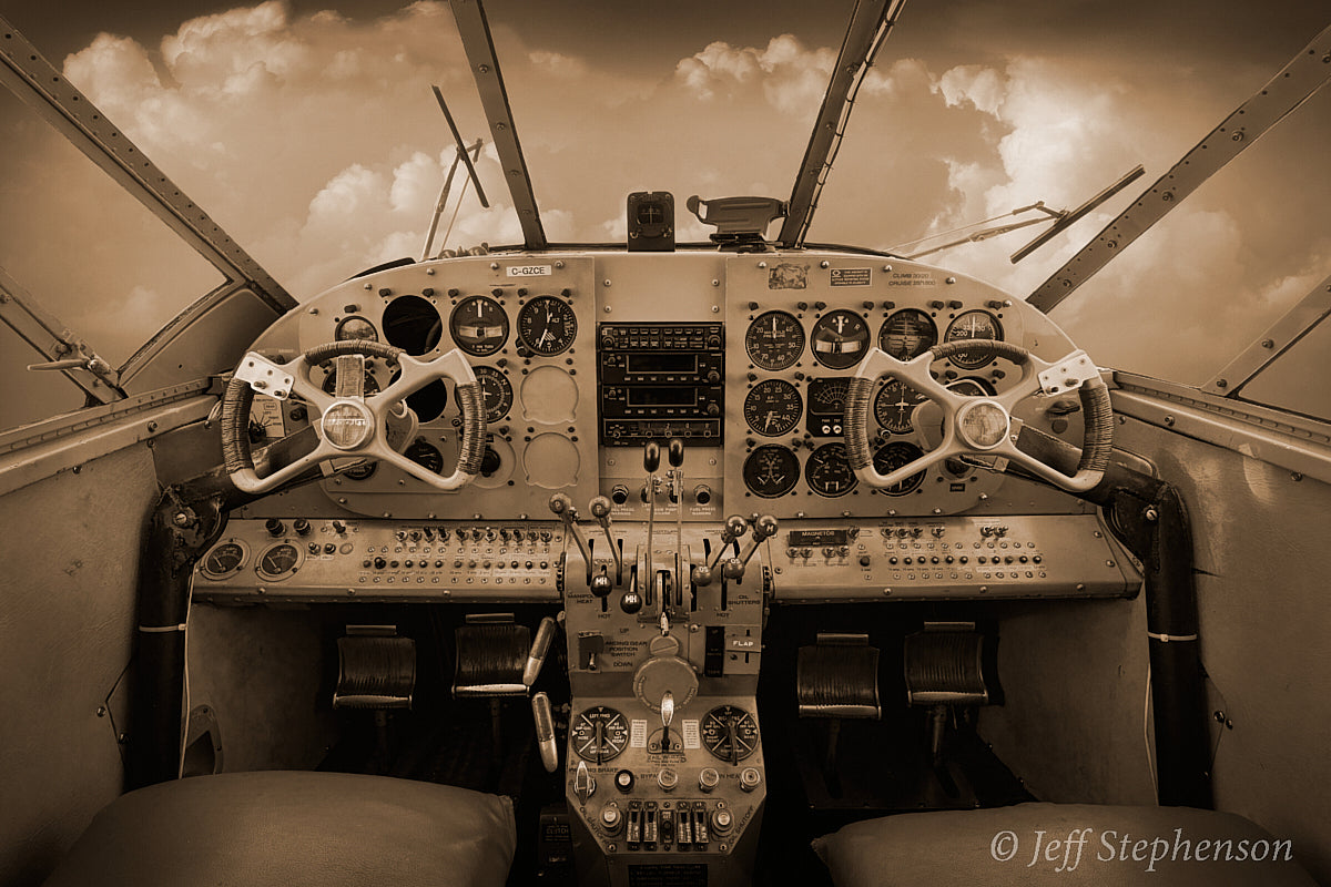 Beechcraft 'Beech 18' Expeditor Cockpit – Jeff Stephenson Photography