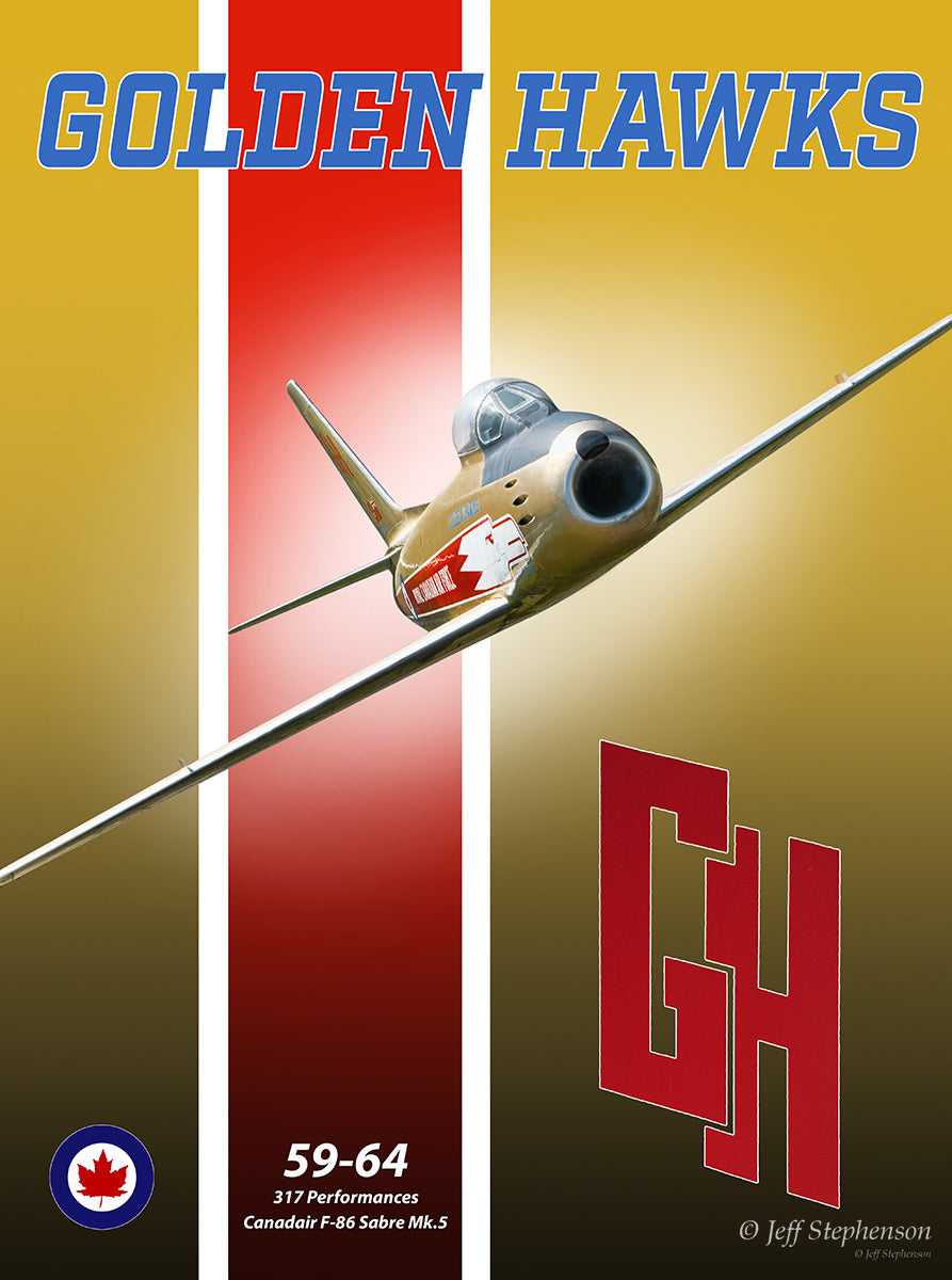 Golden Hawks Graphic Print – Jeff Stephenson Photography